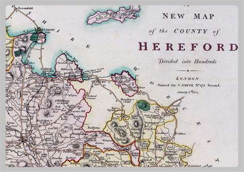 1804 Map Of Hereford By Charles Smith I Love Maps