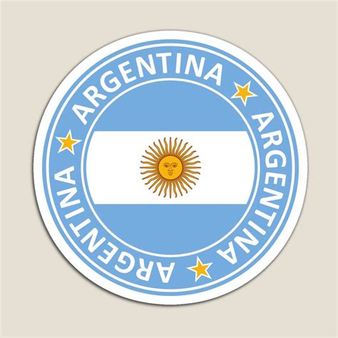 Argentina Flag Emblem Sticker Argentina Flag Artofit
