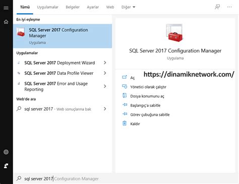 Sql Server Tcpip Erişmleri Açmak Dinamik Network