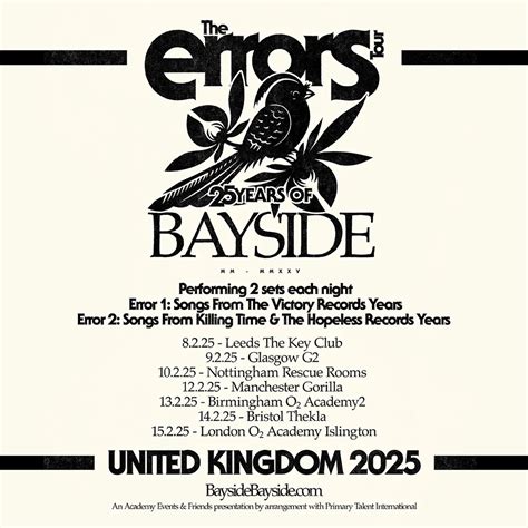 Bayside Announce 25th Anniversary Uk Headline Tour Kerrang