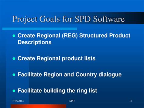 PPT Structured Product Description SPD Process And Software PowerPoint Presentation ID