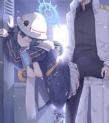 Sensei Problem Solver Sensei Minori And Labor Party Member Blue Archive Drawn By T Hou