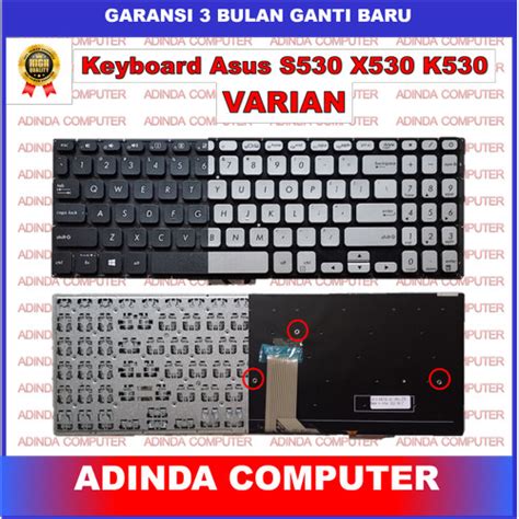 Jual Keyboard Asus Vivobook S15 S530 S5300 S5300f S5300fn S5300u S5300un S530f S530fa Y5100un