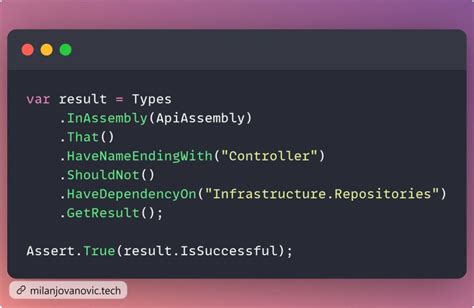 A Valuable Use Case For Architecture Tests Is Enforcing Design Rules In Your Application Here