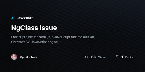 ngclass issue stackblitz