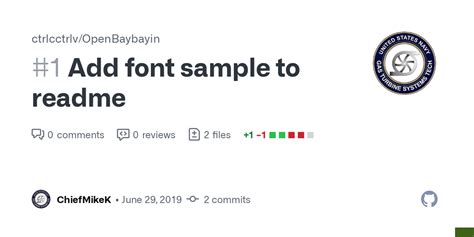 add font sample to readme by chiefmikek · pull request 1 · ctrlcctrlv
