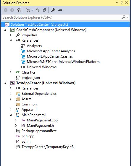 C Uwpcwindows Runtime Component Could Not Load File Or Assembly Microsoftappcenter