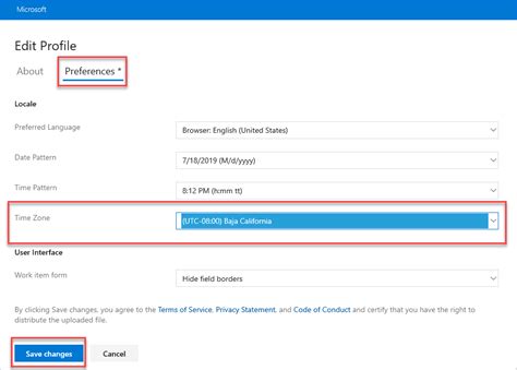 變更時區 azure devops services microsoft learn