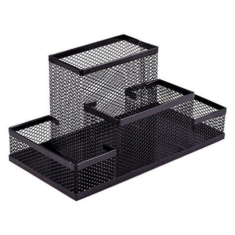 Лоток органайзер настольный для документов папок бумаги а4 канцелярии на 4 отделения черный