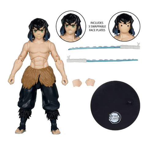 Demon Slayer Inosuke Hashibira Unmasked Figure Toys And Gadgets