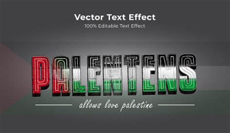 Premium Vector Text Effect Editable Elegant Bold Text Style