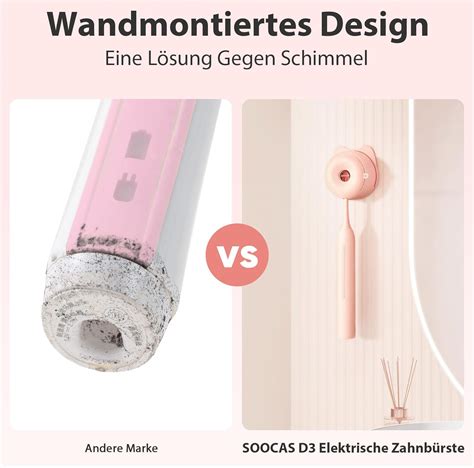 SOOCAS D3 Zahnbuerste mit süßem Design & 180 Tagen Laufzeit