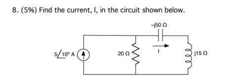 Solved Find The Current I In The Circuit Shown Chegg