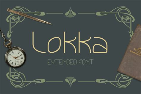 Lokka Extended Font By Gatis Vilaks From WildOnes Team