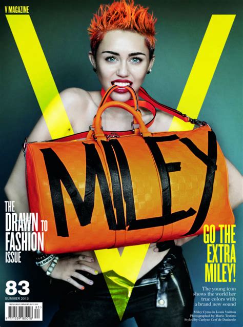 Miley Cyrus Provocative Punk Rock Shoot For V Magazine