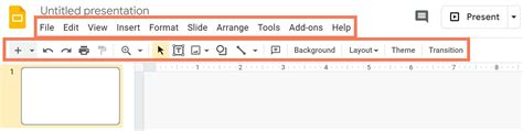 Menu Google Slides Template