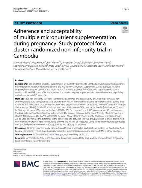 Nowreading Micronutrient Supplementation Hmhb Mms Micronutrient