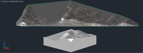 Solved Slice A Cube In Autocad From Surface That Exported From Civil 3d Autodesk Community