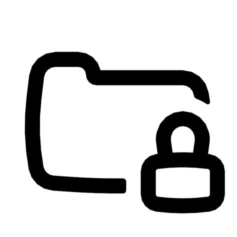 Folder Lock Vector Svg Icon Svg Repo