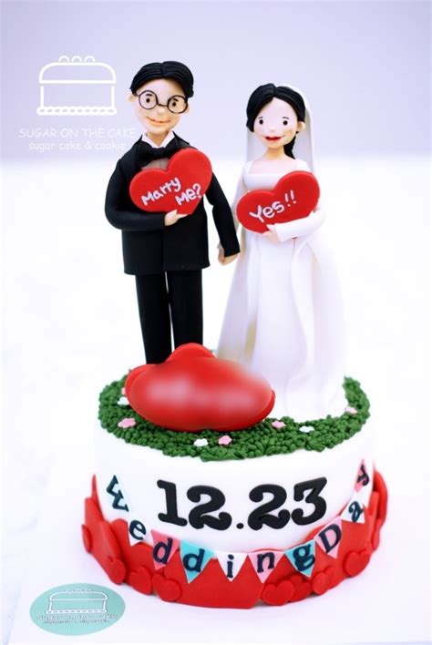 슈가온더케이크 보정동죽전케익 메리미웨딩데이결혼축하케이크 웨딩프로포즈케익신혼부부신랑신부모델링케익프로포즈케익웨딩모델링케익슈가캐릭터케익 죽전케익보정동카페거리분당