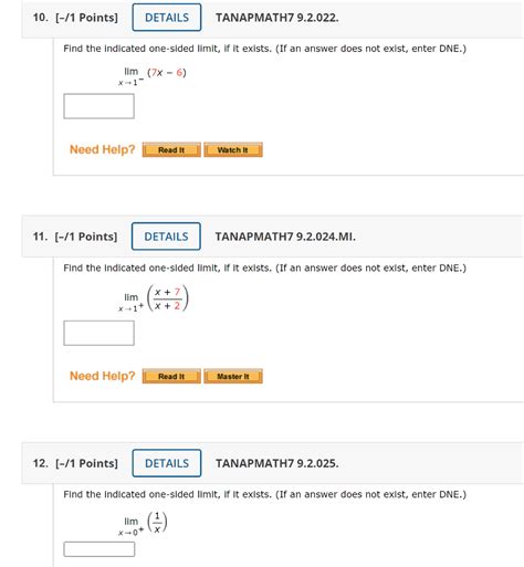 Solved Points TANAPMATH Find The Indicated Chegg