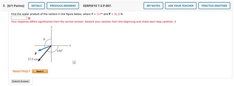 Solved Find The Scalar Product Of The Vectors In The Figure Chegg