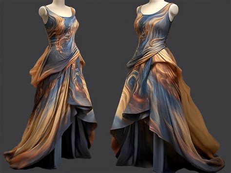 Premium Ai Image Dress Design Mock Up
