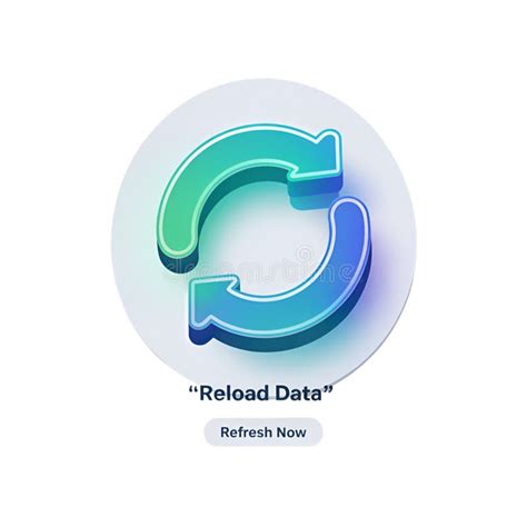 Refresh Icon With Arrows In Circular Motion On A White Interface