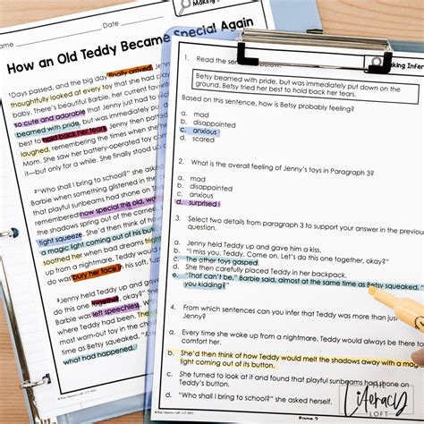 Making Inferences Reading Mini Unit Reading Passages And Questions 29