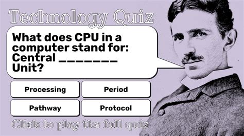 Technology Trivia Quiz