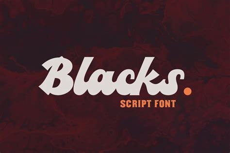 Blacks Script Font