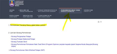 Permohonan Mini Transkrip Uitm Pelaksanaan Sistem Penasihat Akademik