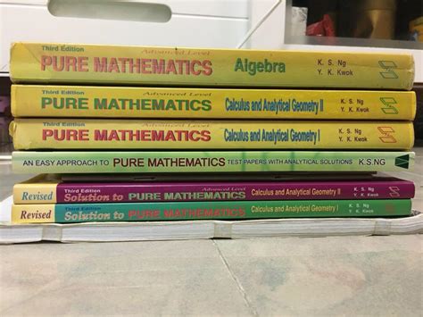 A Level Pure Maths Textbooks 高考純數書 興趣及遊戲 書本 And 文具 教科書 Carousell