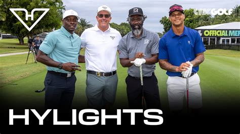 Phil Mickelson Plays With Nfl Legend Ed Reed Plus Jordan Poyer And Darius Butler In Miami