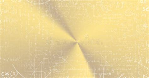 Animation Of Mathematical Equation And Diagrams Over Abstract
