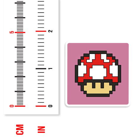 Mario 8 Bit Mushroom