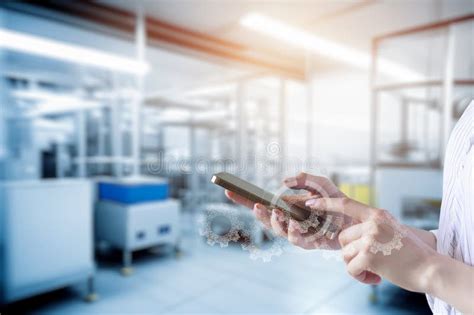 The Concept Of Engineering And Digital Automation Stock Image Image Of Gear Performance