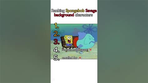 Ranking Unhinged Spongebob Moments 😭 Youtube