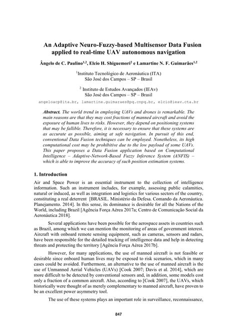 pdf an adaptive neuro fuzzy based multisensor data fusion applied to