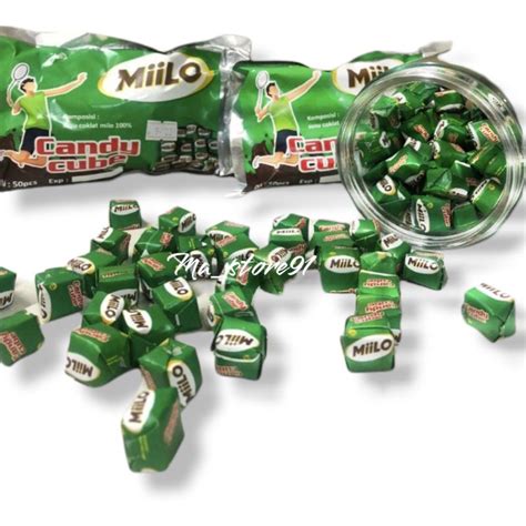 Jual Milo Candy Cube Isi 50pcs Termurah Permen Berenergi Sehat Bergizi