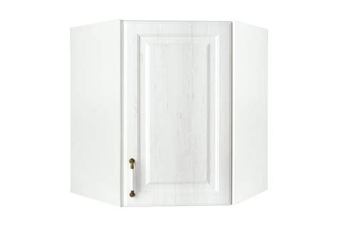 Кухненски шкаф горен ъглов Rustic Vu60 бял • Модулна кухня Rustic бяла