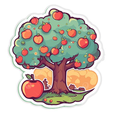 Clip Art Apple Tree