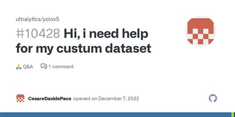 Hi I Need Help For My Custum Dataset Ultralytics Yolov Discussion GitHub