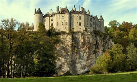 Walzin Castle Belgium Stunning Man Made Fortress Hd Wallpaper