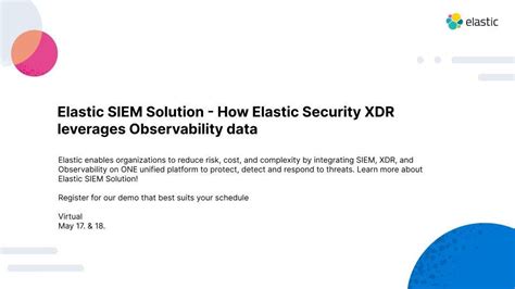 patrick kingma on linkedin elastic siem solution how elastic