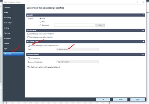 Is It Possible To Remove No Data Found From Intelligent Report