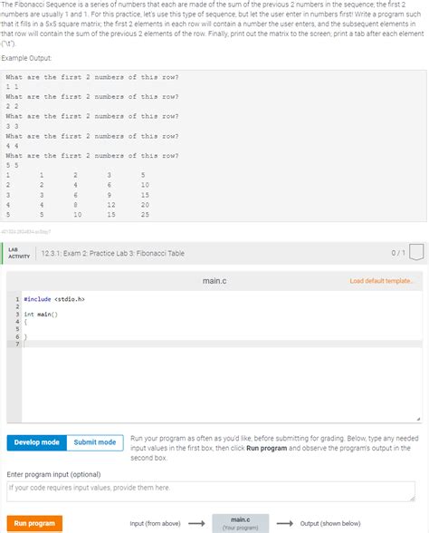 Solved The Fibonacci Sequence Is A Series Of Numbers That Chegg