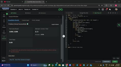 Adhishtha Gangrade On Linkedin Coding Geeksforgeeks 160daychallenge