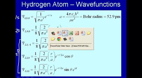 Hydrogen Atom Wavefunctions Youtube
