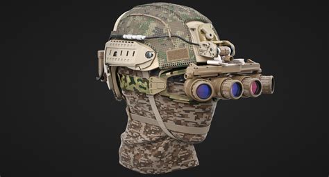 Helmet Night Vision Goggle 3d Model Turbosquid 1212996